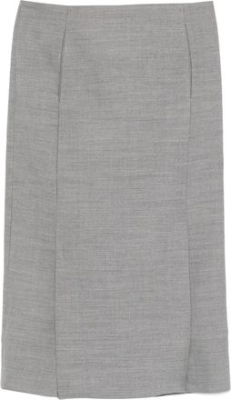 Entire studios jupe droite à taille haute - Gris