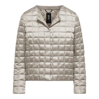 Bomboogie Femme, Vestes, Gris, Taille: 40 FR Doudoune brillante en nylon avec col rond