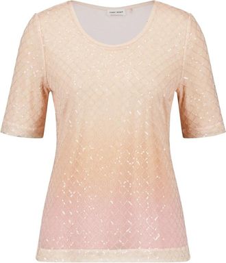 Gerry Weber Femme, Tops, Rose, Taille: 42 FR T-Shirt 1/2 Arm
