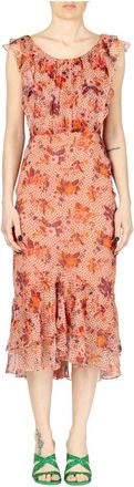 Saloni Femme, Robes, Rose, Taille: 40 FR Aisha Midi Dress
