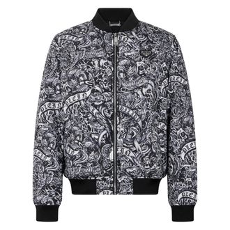 Philipp Plein Homme, Vestes, Noir, Taille: XL Bomber Vestes