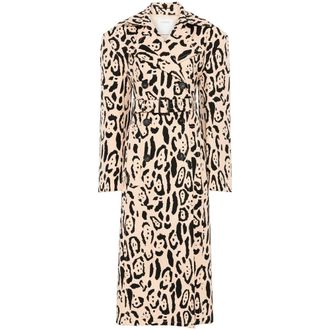 Sportmax Doppelreihiger Mantel mit G&uuml;rtel - - Coats - Damen - Mehrfarbig - S