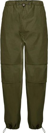 Bomboogie Femme, Pantalons, Vert, Taille: 42 FR Pantalon Parachute avec Cordon de Serrage