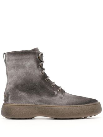Tod's bottines Gommino en daim - Tons neutres