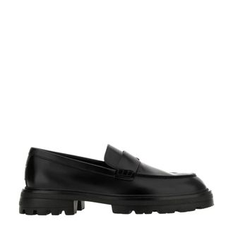 Hogan Homme, Chaussures, Noir, Taille: 43 1/2 EU Mocassins H673