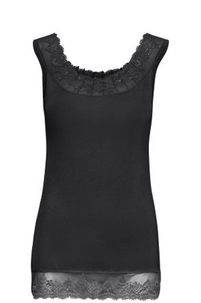 Cream Damen Florence Top Bluse, Schwarz (Pitch Black 61907), 34 (Herstellergröße: XS)