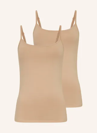 Falke 2er-Pack Tops Daily Comfort braun