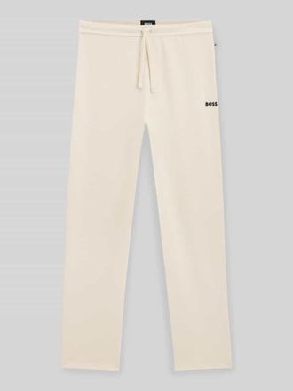 HUGO BOSS Regular Fit Sweatpants aus Baumwoll-Mix