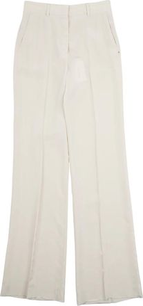 Max Mara Femme, Pantalons, Blanc, Taille: 36 FR Orario Wide Pantalons