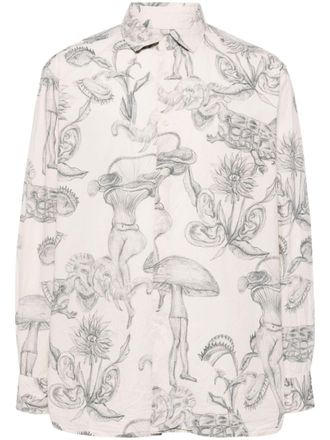 CASEY CASEY Big Raccourcie Hemd - Braun