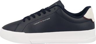 Tommy Hilfiger Herren Sneaker Low Court Leather Detail Essential