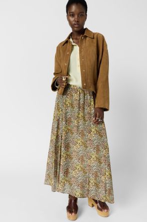 Gerard Darel Jupe longue fleurie - JASMYNE - Rose