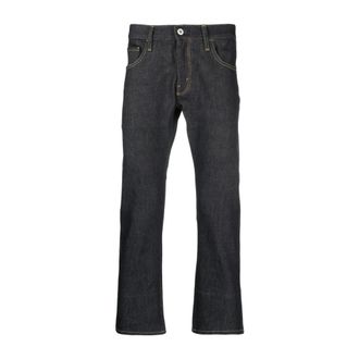 Junya Watanabe Graphic-Print Straight Leg Jeans - - Jeans - Herren - Blau - M