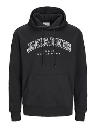 Jack & Jones Jack & Jones Plus Sweat &agrave; Capuche Plus Size Sweat &agrave; Capuche Logo Black EU4XL US2XL Black EU4XL US2XL