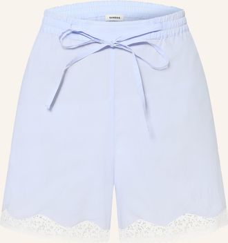 Sandro Sandro Shorts Mit Spitze blau