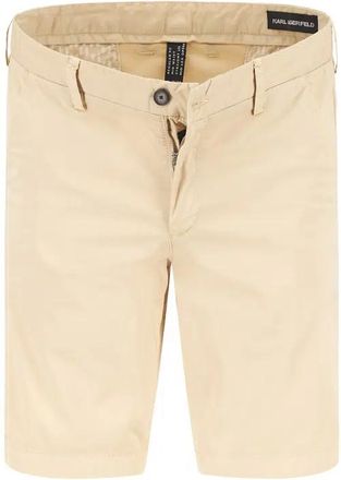 Karl Lagerfeld Herren Hose beige Baumwoll-Stretch
