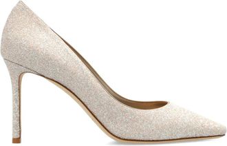 Jimmy Choo London Femme, Chaussures, Beige, Taille: 38 1/2 EU With Heel