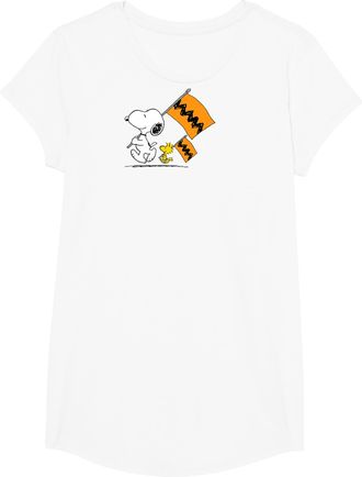 Peanuts Snoopy Charlie Brown Flags T-Shirt