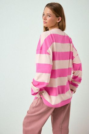 Next Langarmshirt Lang&auml;rmeliges Shirt mit Grafik (1-tlg)