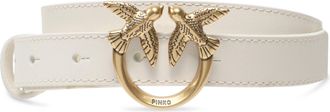 Pinko Dameng&uuml;rtel Pinko Love Berry H2 Belt PE 23 PLT01 100143 A0F1 Wei&szlig;
