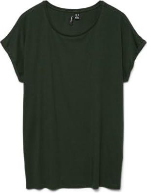 Vero Moda Vmava Plain SS Top Gajrs Noos T-Shirt, Pin Grove, M Femme