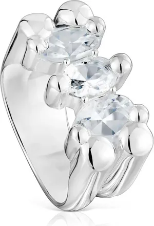 Tous Tous, Femme, Accessoires, Gris, Taille: 51 MM Rings