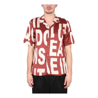 Dries Van Noten 6191 M.w. Shirt - - Shirts - Herren - Rot - M