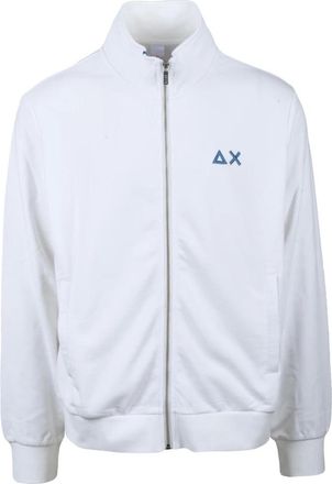 Sun 68 Homme, Sweatshirts et sweats &agrave; capuche, Blanc, Taille: 3XL Felpa Zip
