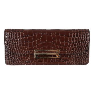 Victoria Beckham Dorian East-West Clutch - - Bags - Damen - Braun - ONE SIZE
