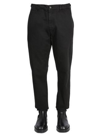 Aspesi Cotton Chino Trousers - Black