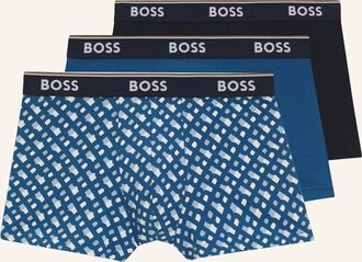 HUGO BOSS Boxershort Trunk 3p Power Desig blau