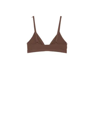 032c Triangle Bralette - Brown