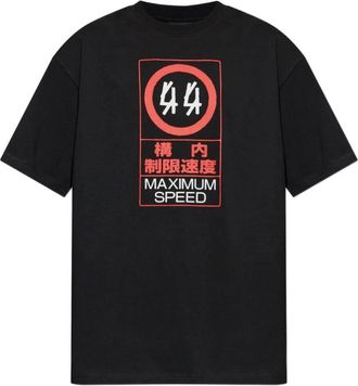 44 Label Group Homme, Tops, Noir, Taille: M T-shirt imprim&eacute;