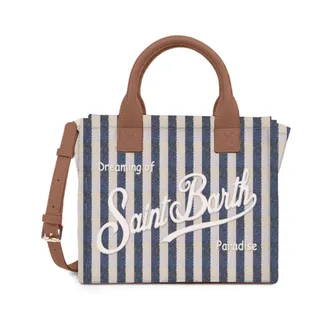 MC2 Saint Barth Femme, Sacs, Bleu, Taille: ONE Size Vanity Bag Midi