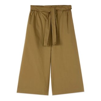 Oltre Hosenrock mit Sch&auml;rpe - - Trousers - Damen - Gr&uuml;n - L