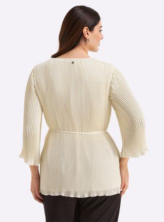 Sheego Klassische Bluse Tunika 3/4-Arm