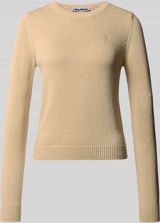 Review Slim Fit Pullover aus reiner Baumwolle