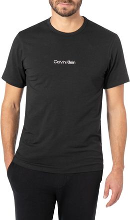 Calvin Klein Underwear Herren T-Shirt schwarz Jersey-Baumwolle unifarben