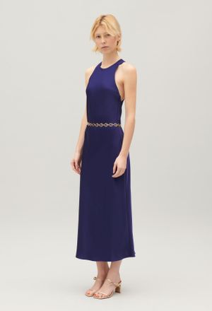 Claudie Pierlot Langes, satiniertes Kleid