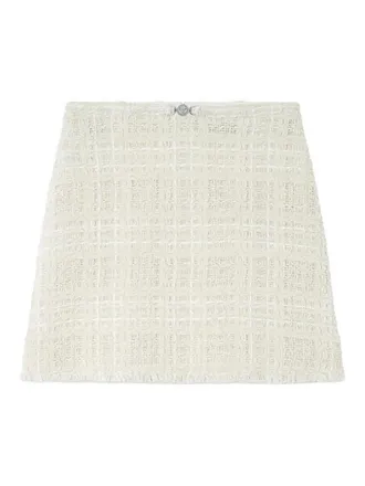 Versace Jupe Midi - Blanc