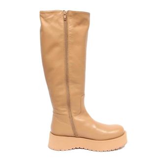 Paloma Barcel&oacute; Napasoft Haselnuss Lederstiefel - - Shoes - Damen - Beige - 39 EU