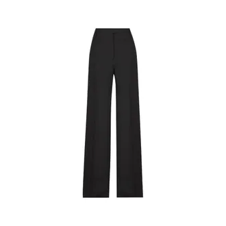Fendi Black Wool Tuxedo Trousers