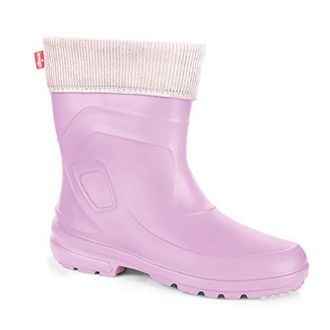 Lemigo Damen Gummistiefel Jessy 800 (Pink 257C / Grau, 38)