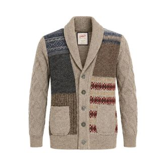 Bob Homme, Pulls, Beige, Taille: XL Cardigan Original