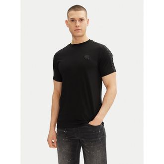 Karl Lagerfeld T-Shirt 755053 552221 Schwarz Regular Fit
