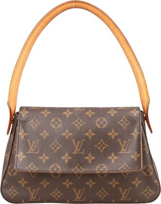 Louis Vuitton Crossbody Bags - Louis Vuitton Canvas Monogram Looping PM Shoulder - Gr. unisize - in Braun - f&uuml;r Damen
