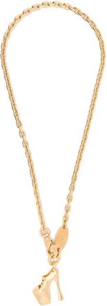 Vivienne Westwood Halskette - Gold-Tone Necklace With High-Heeled Shoe Pendant - Gr. unisize - in Mehrfarbig - f&uuml;r Damen