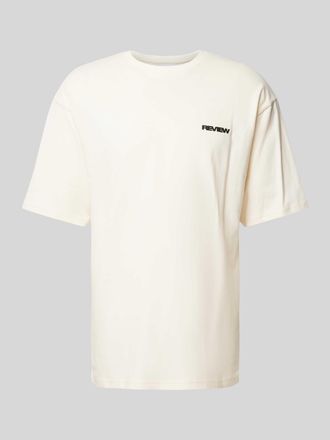 Review T-Shirt mit Rundhalsausschnitt