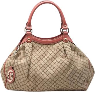 Gucci Sac Sukey Pre-owned - Femme - Pre-owned - Beige - Taille: ONE Size