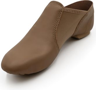 Capezio E-Serie EJ2C Jazz Slip On/Small Kid/Big Kid, Beige - Caramel - Gr&ouml;&szlig;e: 12.5m Child
